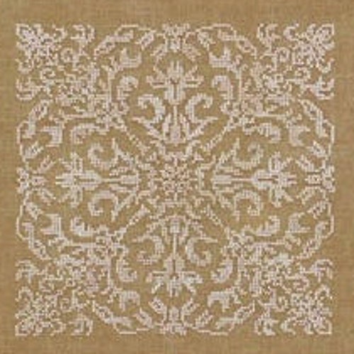 Cross Stitch Pattern Filigree paisley Design | Etsy