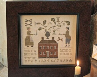 WITH THY NEEDLE Bee Keeper's Sampler Counted Cross Stitch Patterns at ...