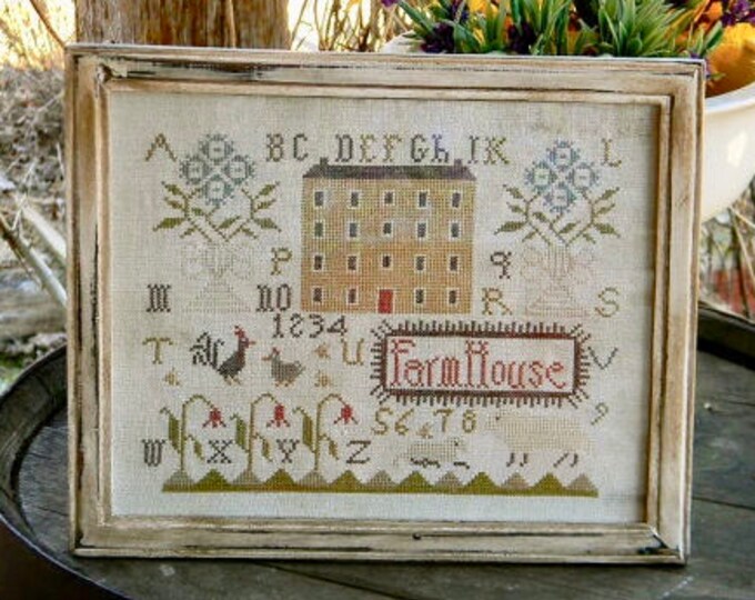 NOTFORGOTTEN FARM Spring Farmhouse Counted Cross Stitch Patterns ...