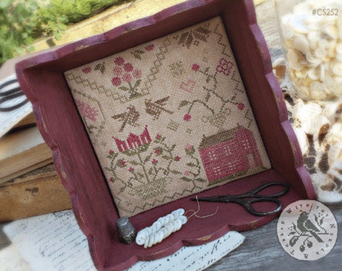 WITH THY Needle Quaker Sewing Tray Counted Cross Stitch Patterns at ...