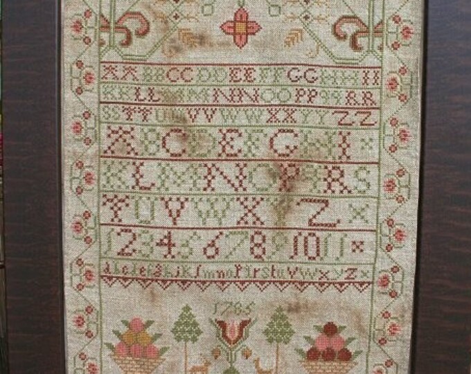 HEARTSTRING SAMPLERY Ann Taylor Sampler Counted Cross Stitch Patterns ...