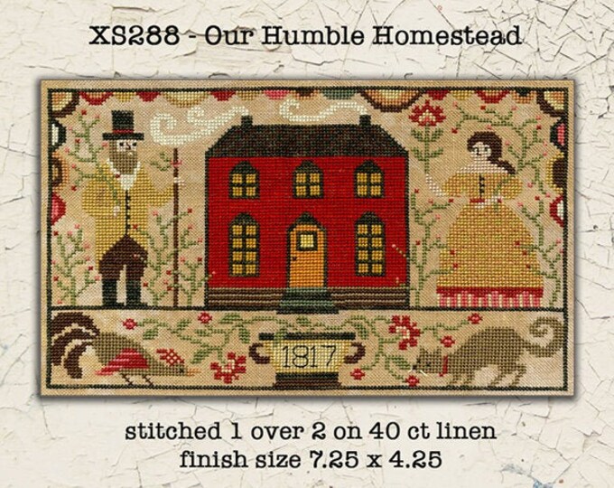 TERESA Kogut Our Humble Homestead XS288 Counted Cross Stitch Patterns at Thecottageneedle.com - Etsy