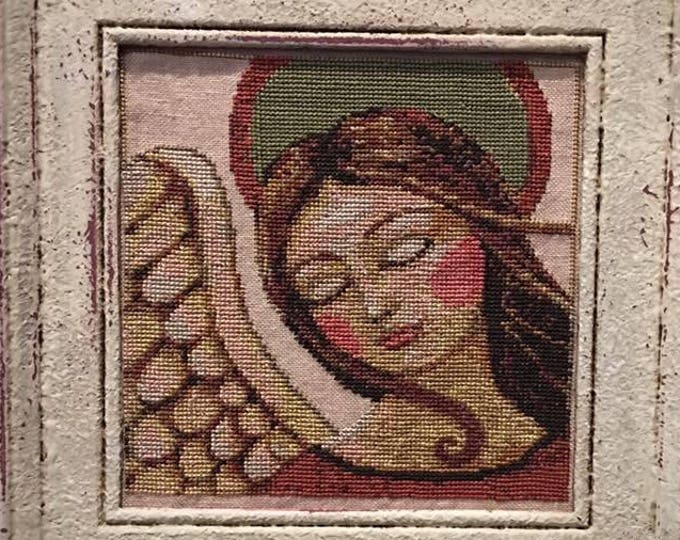 TERESA KOGUT Pray XS161 Counted Cross Stitch Patterns at Thecottageneedle.com Folk Art Heavenly ...