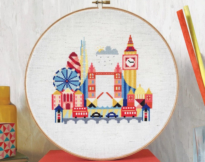 SATSUMA STREET Pretty Little London Counted Cross Stitch Patterns at ...
