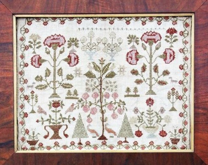 HEARTSTRING SAMPLERY Victoria's Garden Counted Cross Stitch Patterns at ...