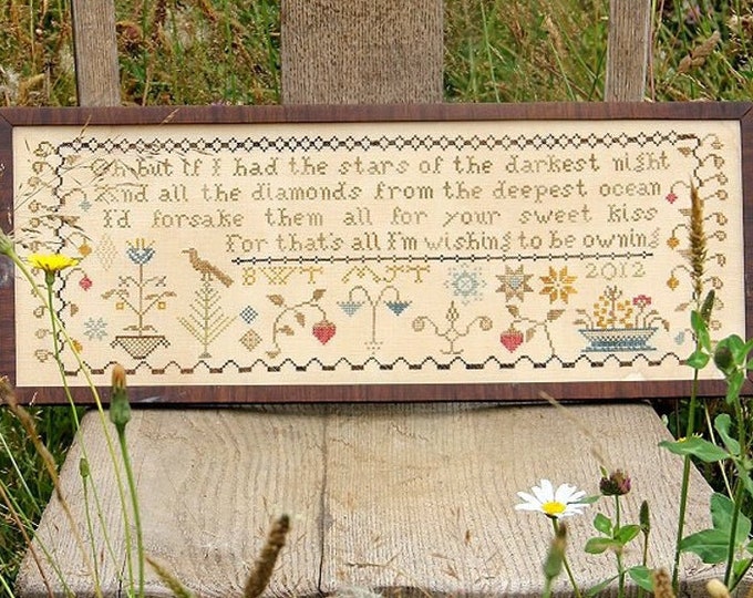 HEARTSTRING SAMPLERY Stars & Diamonds Counted Cross Stitch Patterns at ...