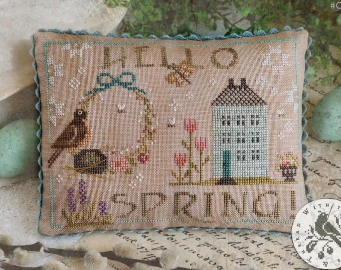 WITH THY NEEDLE Tis Spring Counted Cross Stitch Patterns at ...