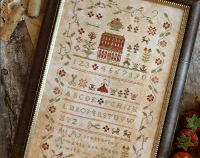 WITH THY NEEDLE Needleworker's Sampler Optional Valdani Floss Counted ...