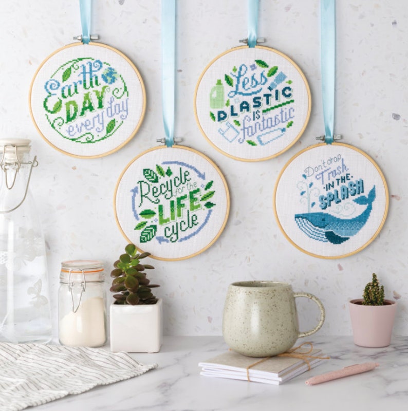 STITCHROVIA 20 Designs Cross Stitch for the Earth by Emma - Etsy