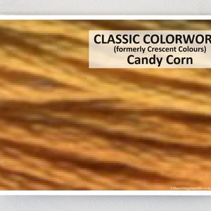 CANDY CORN Classic Colorworks Hand-dyed Embroidery Floss Cross Stitch ...