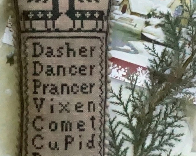 PDF Download LA D DA and Rudolf Counted Cross Stitch Patterns at ...