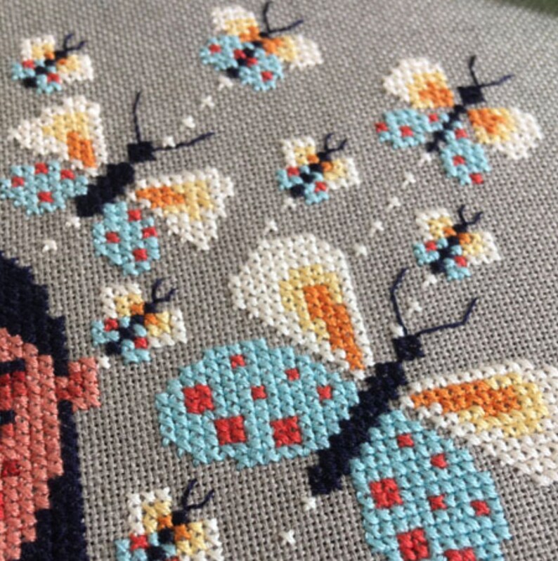 BARBARA ANA DESIGNS Butterfly Dreams Counted Cross Stitch - Etsy