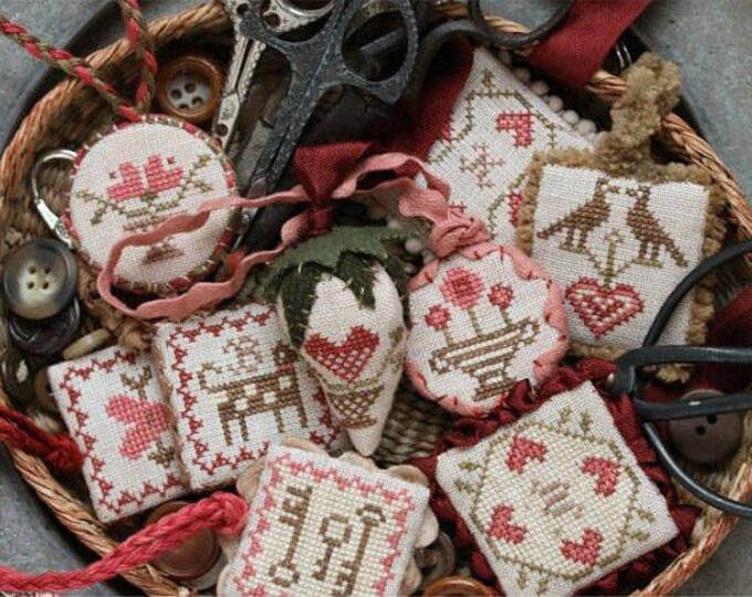 HEARTSTRING SAMPLERY Valentine Edition Festive Little Fobs Series ...
