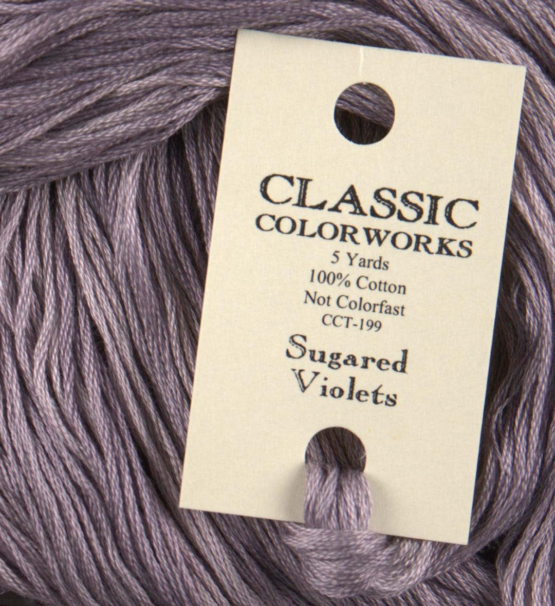 SUGARED VIOLETS Classic Colorworks Hand-dyed Embroidery Floss Cross ...