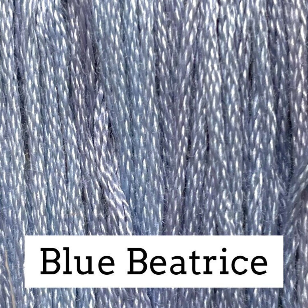 BLUE BEATRICE Classic Colorworks Hand-dyed Embroidery Floss - Etsy