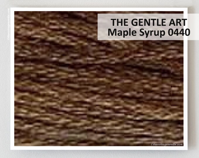 MAPLE SYRUP 0440 Gentle Art GAST Hand-dyed Embroidery Floss - Etsy