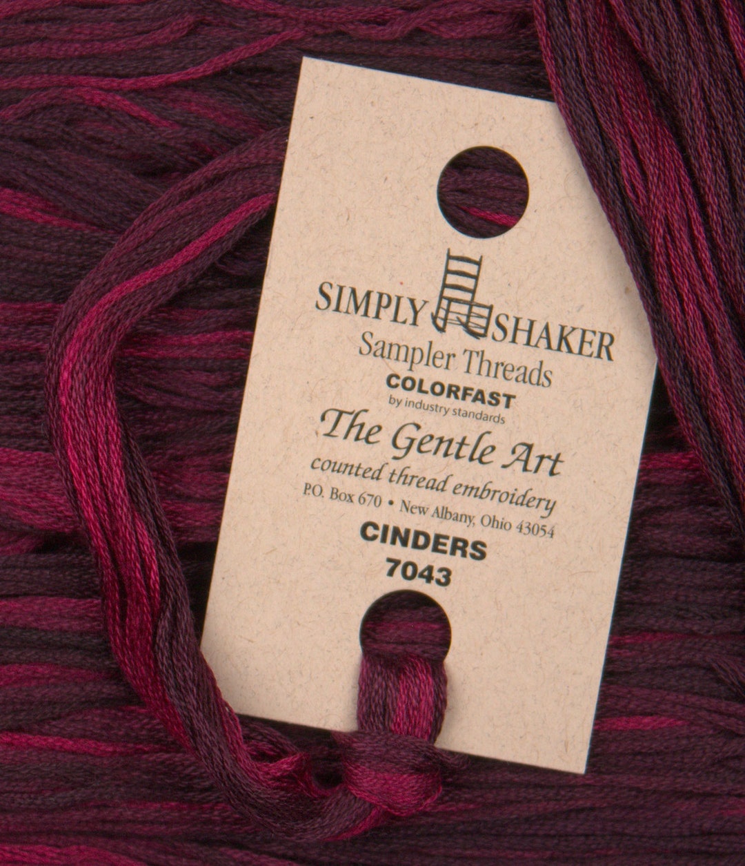 CINDERS 7043 Gentle Art GAST Hand-dyed Embroidery Floss Cross Stitch ...