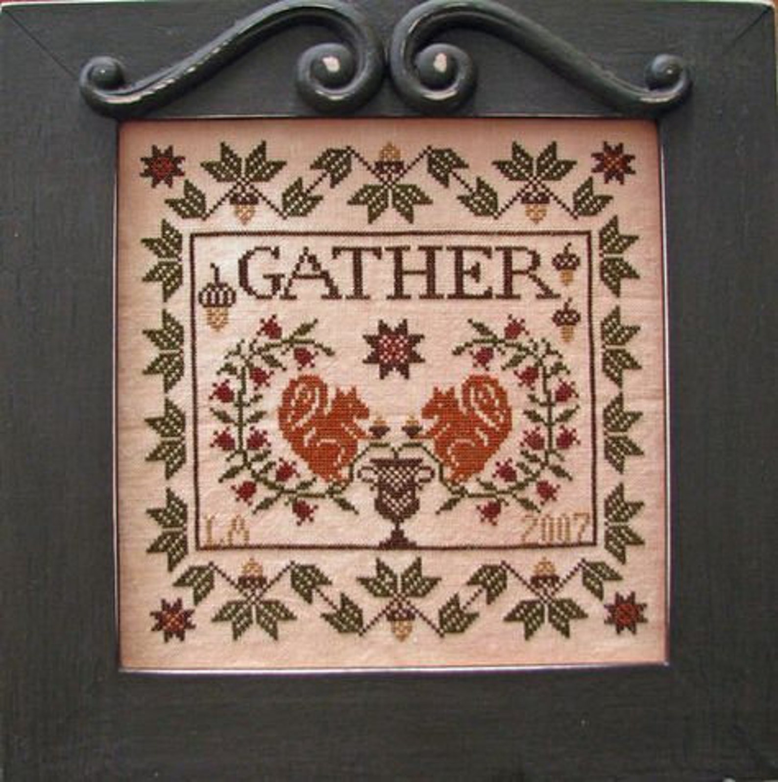 PLUM STREET SAMPLERS Gather Counted Cross Stitch Patterns at - Etsy