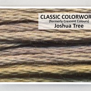 JOSHUA TREE Classic Colorworks Hand-dyed Embroidery Floss Cross Stitch ...