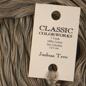 JOSHUA TREE Classic Colorworks Hand-dyed Embroidery Floss Cross Stitch ...