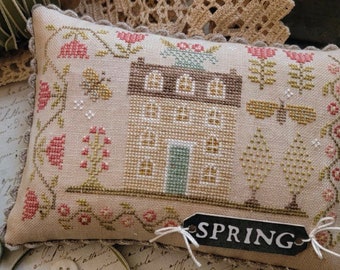 Counted Cross Stitch Pattern Seasons of the Heart Spring - Etsy