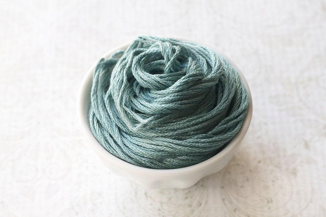 DEEP FENNEL Classic Colorworks Hand-dyed Embroidery Floss Cross Stitch ...