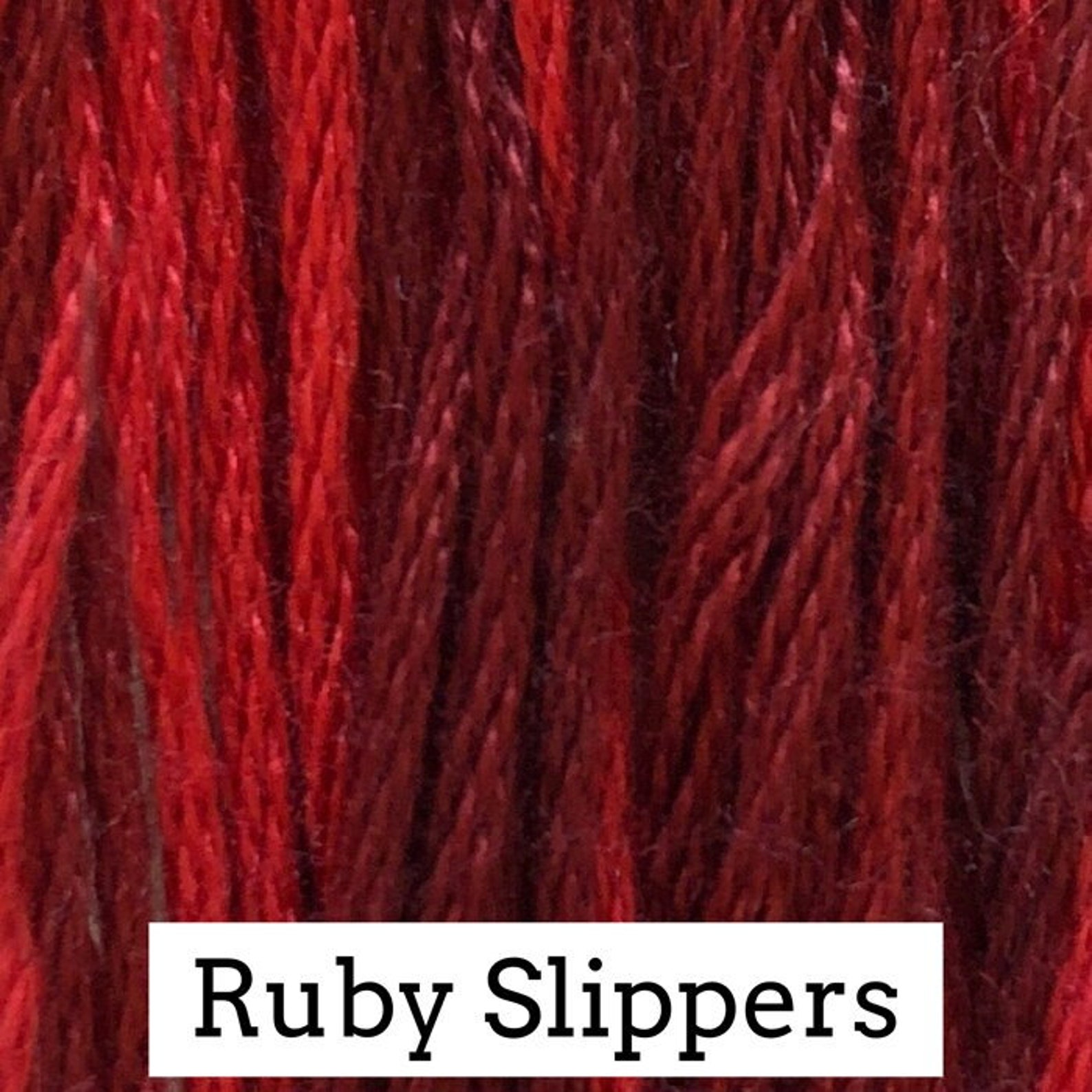 RUBY SLIPPERS Classic Colorworks Hand-dyed Embroidery Floss Cross ...