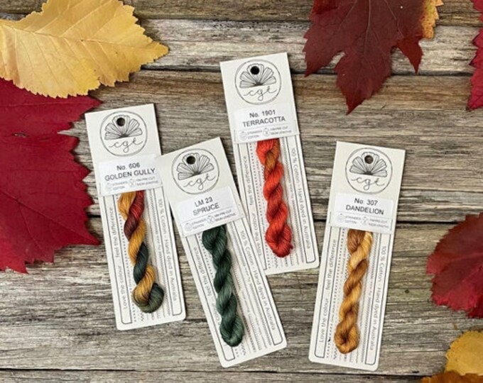 COTTAGE GARDEN Threads Autumn Garden Variegated 4-skein Thread Pack OR ...