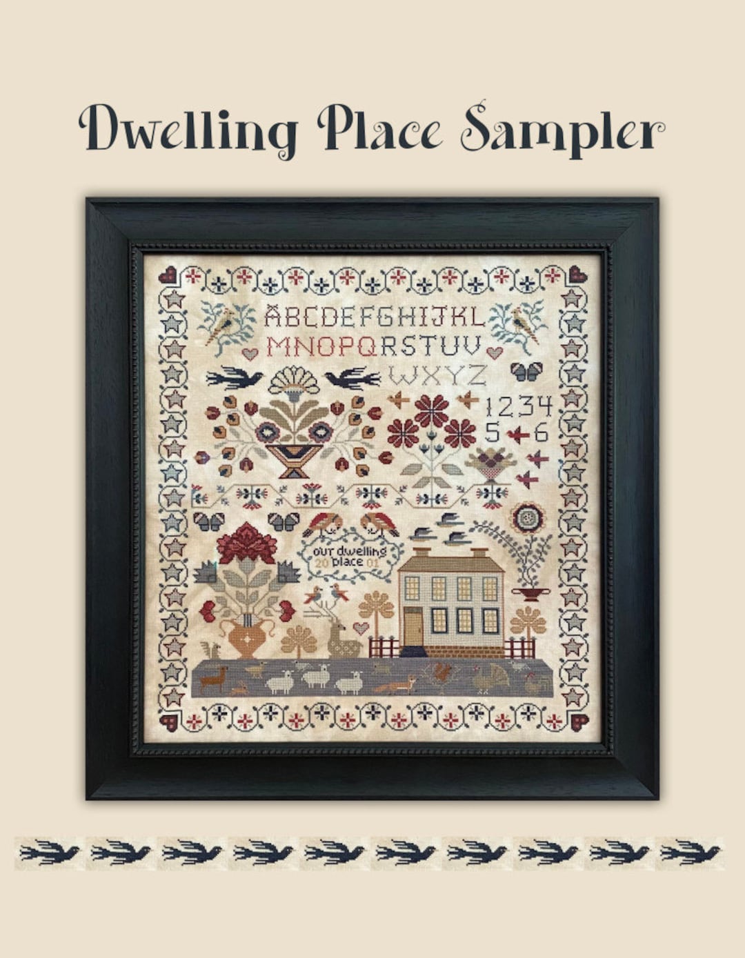 TERESA KOGUT Dwelling Place Counted Cross Stitch Patterns at Thecottageneedle.com - Etsy