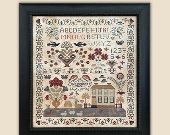 New TERESA KOGUT Serenity Sampler Counted Cross Stitch Patterns at Thecottageneedle.com Squirrel ...
