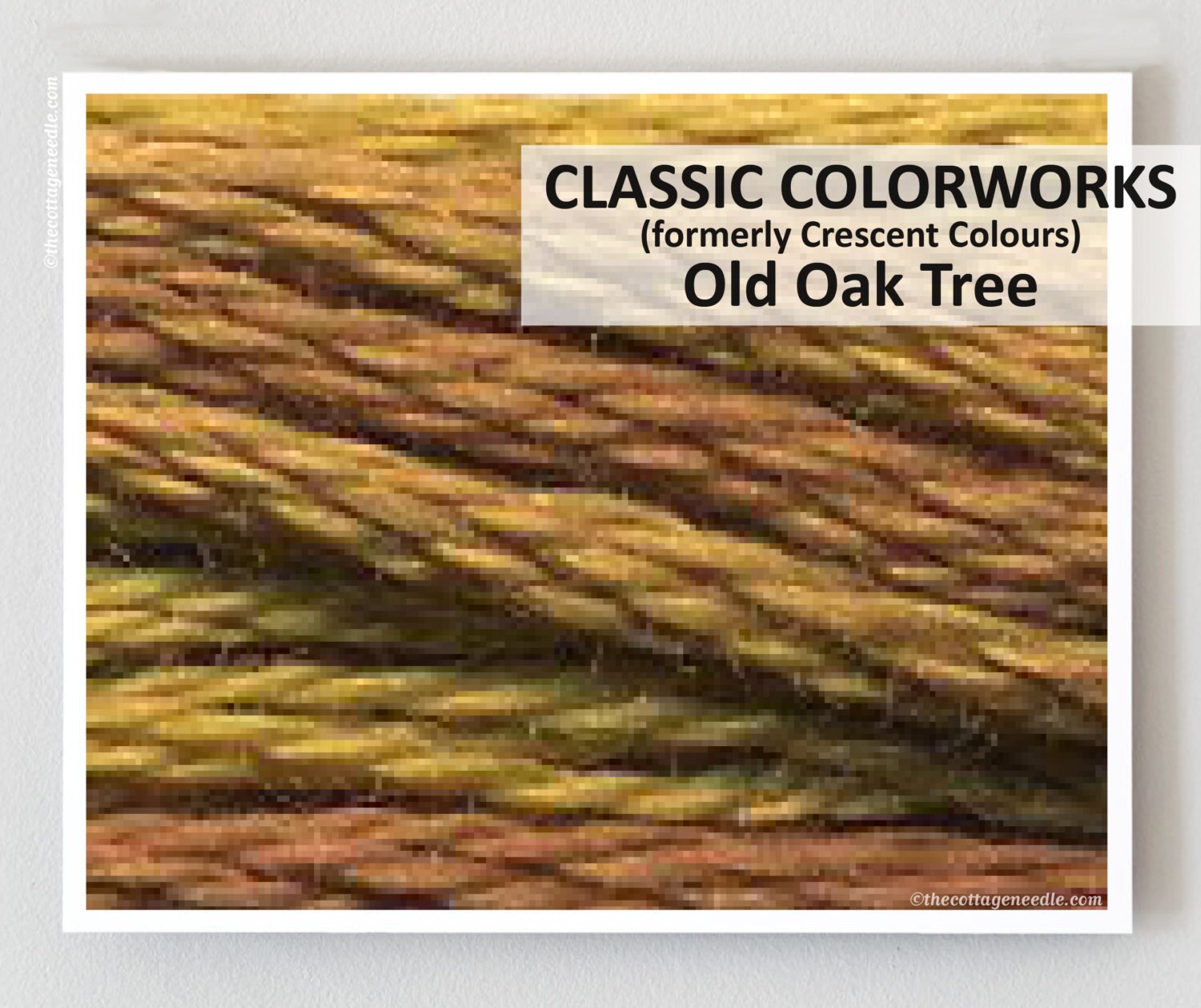 OLD OAK TREE Classic Colorworks Hand-dyed Embroidery Floss Cross Stitch ...