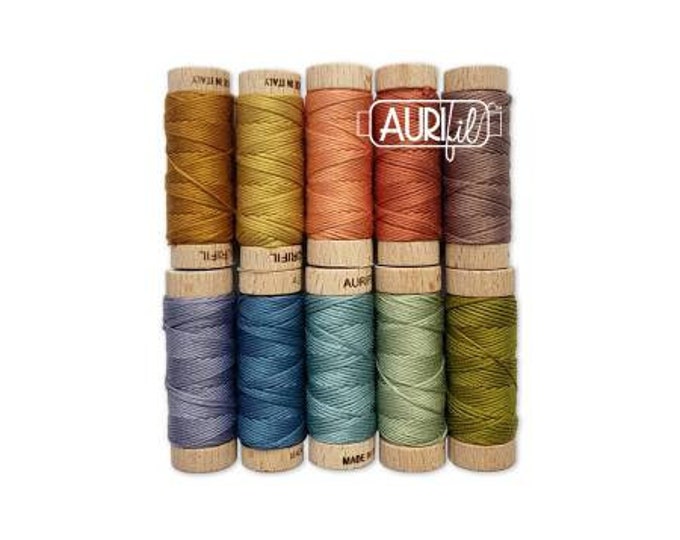 FREE PATTERN AURIFIL Susan Ache Little Quaker Abc 10-spool Floss ...