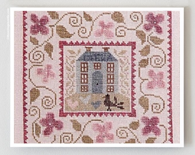French Cross Stitch Patterns : La Maison Bleue Tralala Corinne ...