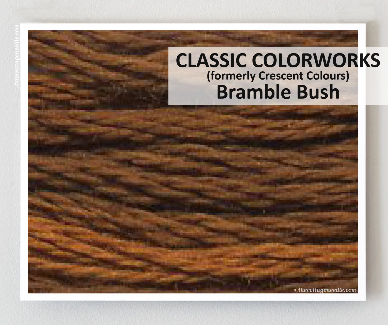 BRAMBLE BUSH Classic Colorworks Hand-dyed Embroidery Floss Cross Stitch ...