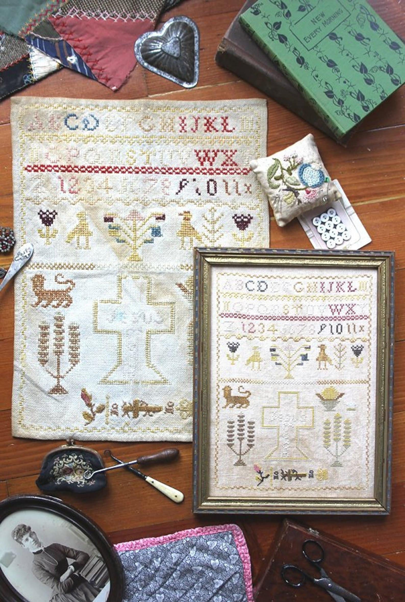 HEARTSTRING SAMPLERY No Cross No Crown Sampler counted cross | Etsy