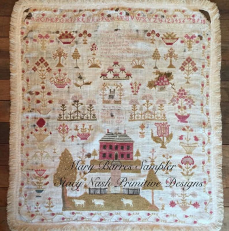 STACY NASH Mary Barres Sampler Counted Cross Stitch Patterns - Etsy