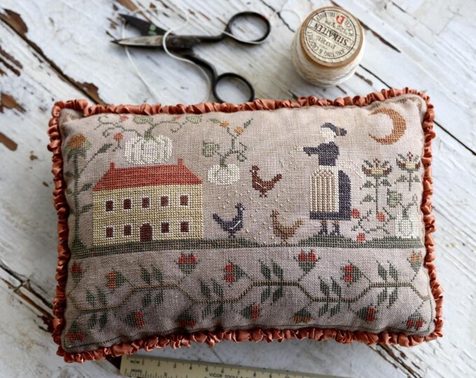 Ships in September! New! STACY NASH Merry Autumn Pinkeep Counted Cross ...