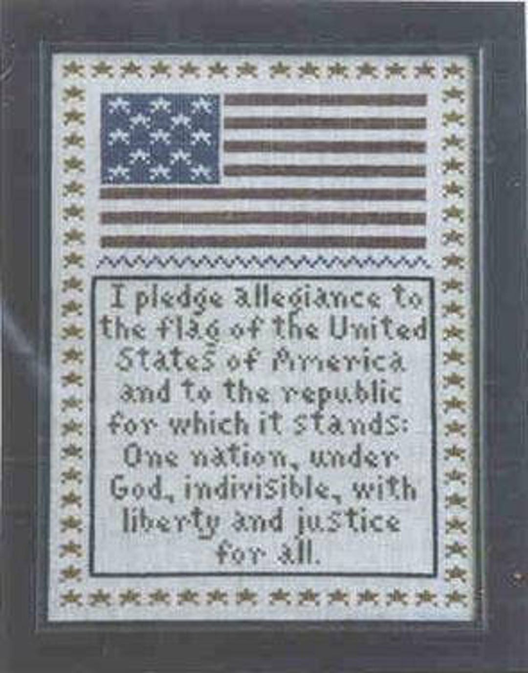 LA-D-DA I Pledge Cross Stitch Patterns at Thecottageneedle.com of ...