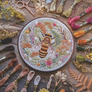 EMILLIE FERRIS Paint With Thread Through the Seasons Embroidery Thread ...