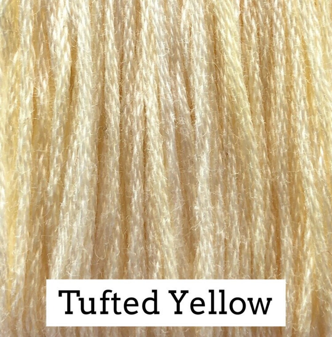 TUFTED YELLOW Hand-dyed Embroidery Floss Classic Colorworks at ...