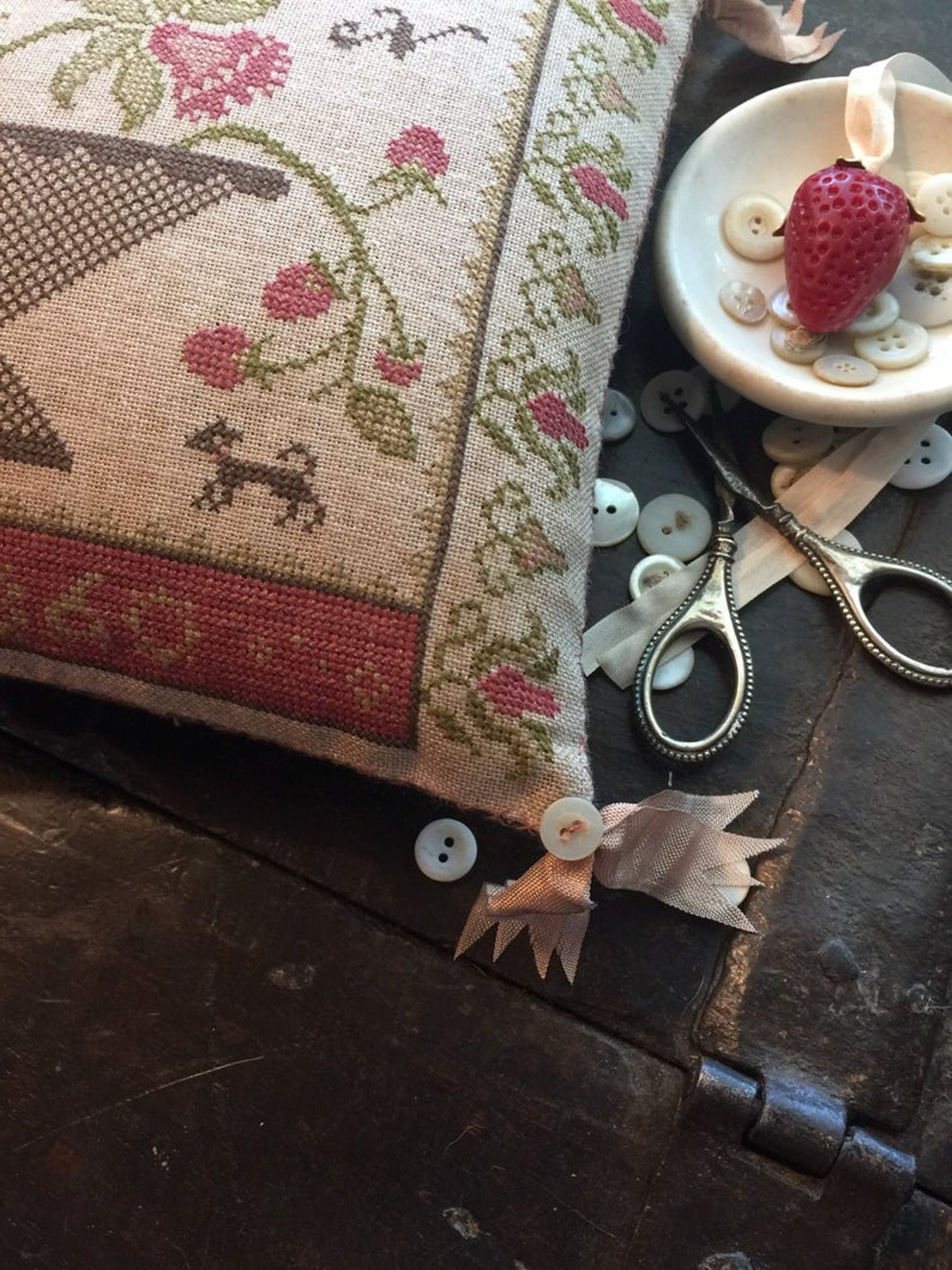 STACY NASH Fresh Picked Pinkeep Counted Cross Stitch Patterns | Etsy