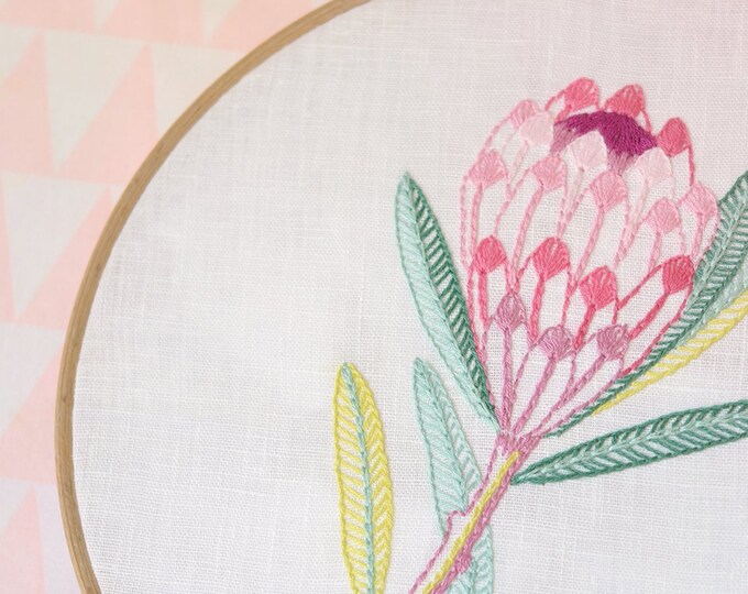 PDF DOWNLOAD Protea Digital Hand Embroidery Patterns by Naive Needle at ...