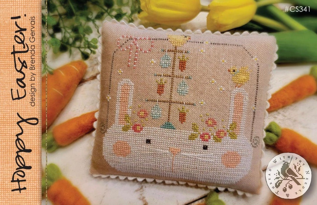 WITH THY NEEDLE Hoppy Easter Counted Cross Stitch Patterns at ...