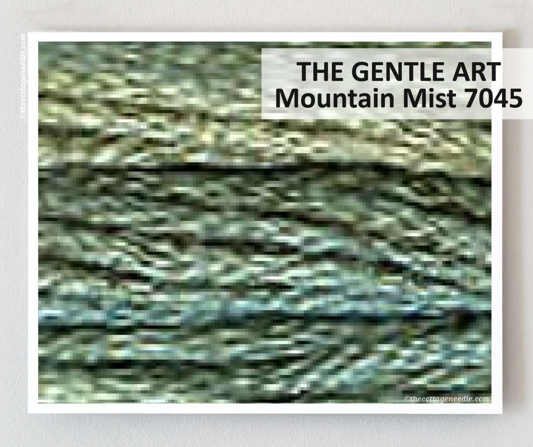 MOUNTAIN MIST 7045 Gentle Art GAST Hand-dyed Embroidery Floss Cross ...