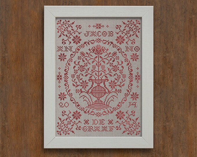 PDF DOWNLOAD A Georgian Bouquet Digital Counted Cross Stitch Patterns ...