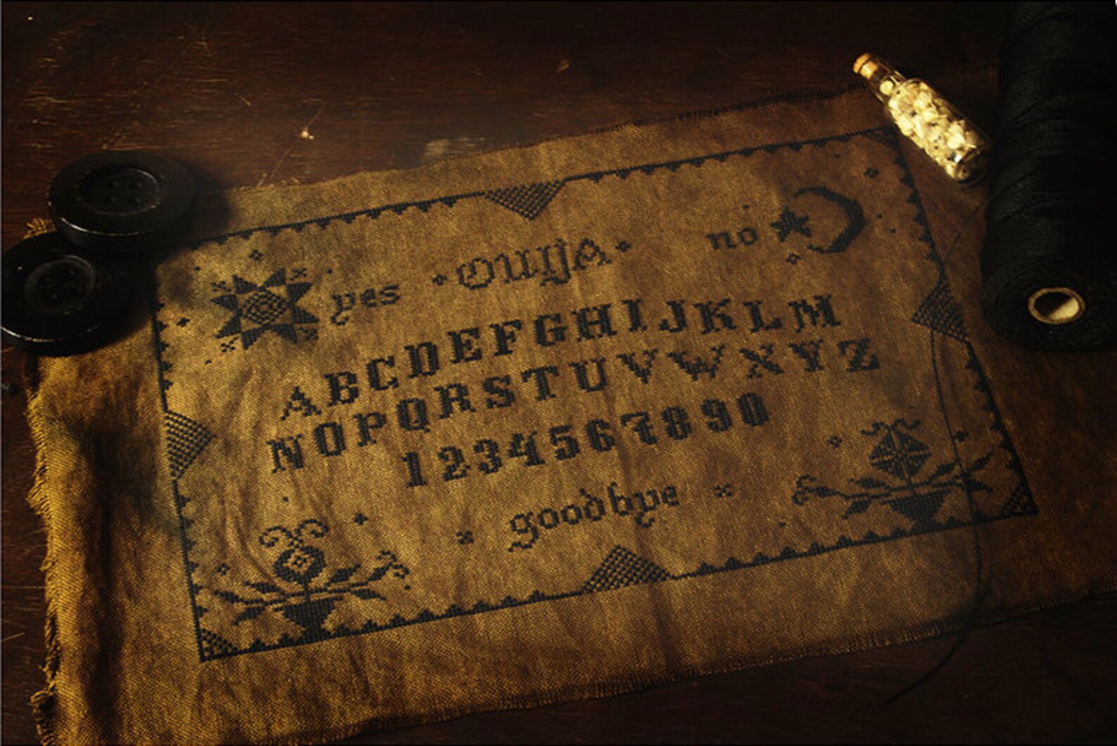 PDF DOWNLOAD Ouija Board Sampler Digital Counted Cross Stitch Patterns ...