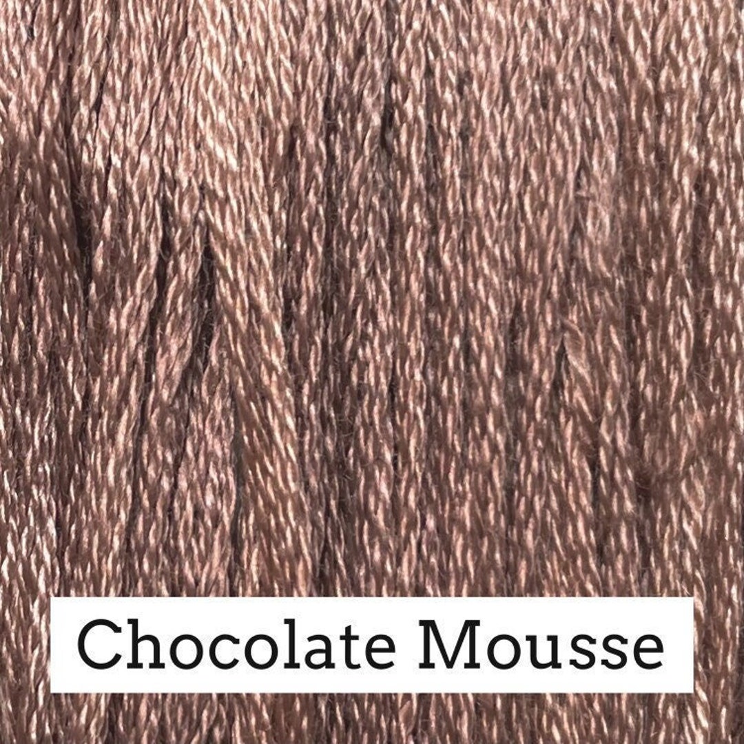 CHOCOLATE MOUSSE Classic Colorworks Hand-dyed Embroidery Floss - Etsy
