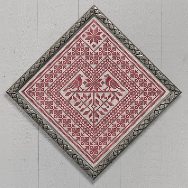 PDF DOWNLOAD Distelfink Heart A Good Luck Charm Digital - Etsy