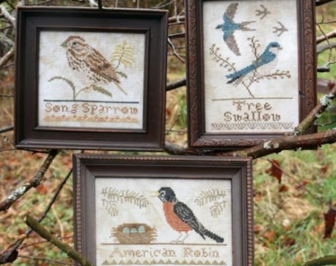 HEARTSTRING SAMPLERY Bird Collection Part IV 4 Counted Cross - Etsy HEARTSTRING SAMPLERY Bird Collection Part IV 4 Counted Cross - Etsy