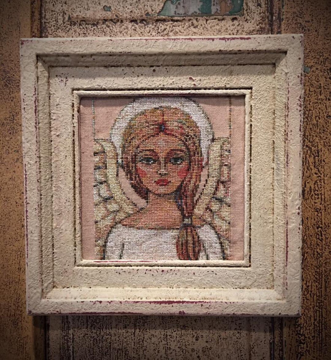 TERESA KOGUT Angelic Vision XS162 Counted Cross Stitch Patterns Ay Thecottageneedle.com Folk Art ...